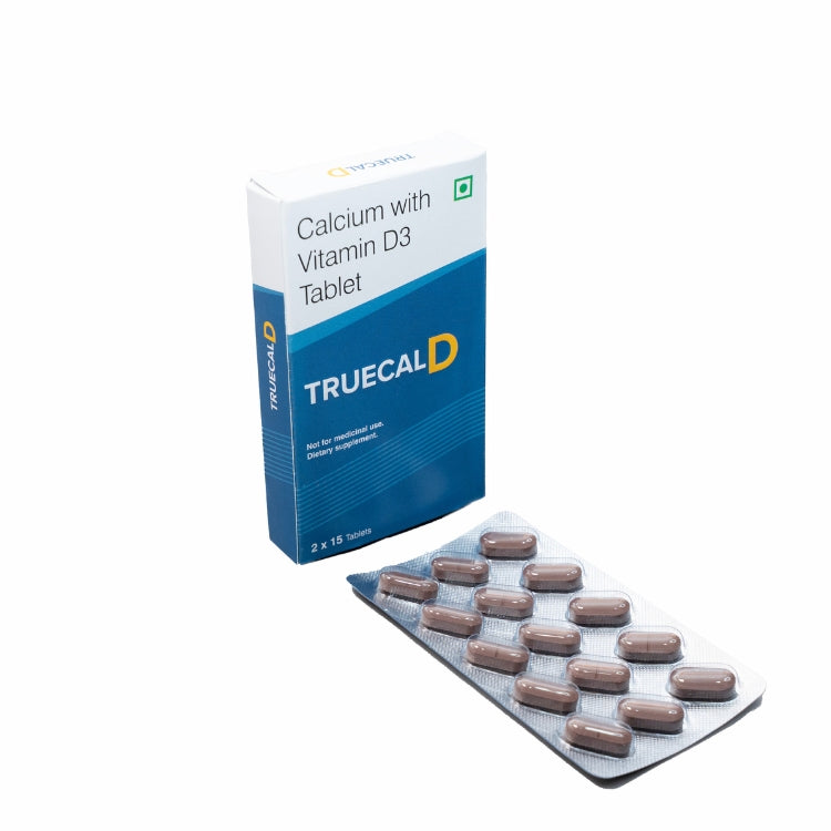 Truecal-D Calcium Table with Vitamin D3 | Health Supplements – Truederma